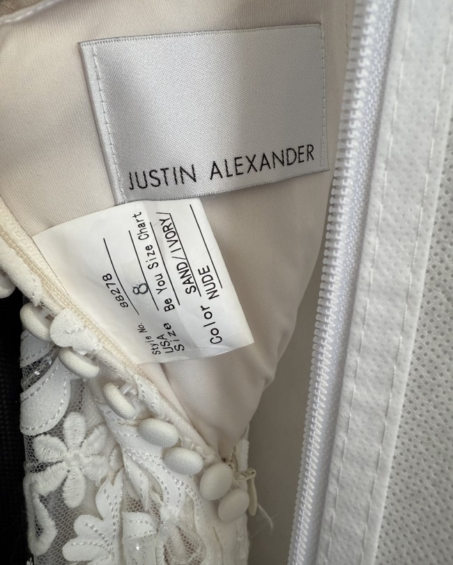 Justin Alexander, Esme Sample Wedding Dress Save 50% - Stillwhite