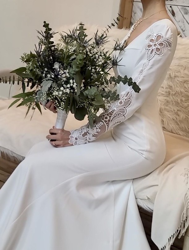 Monica Loretti Wedding Dress Save 50% - Stillwhite