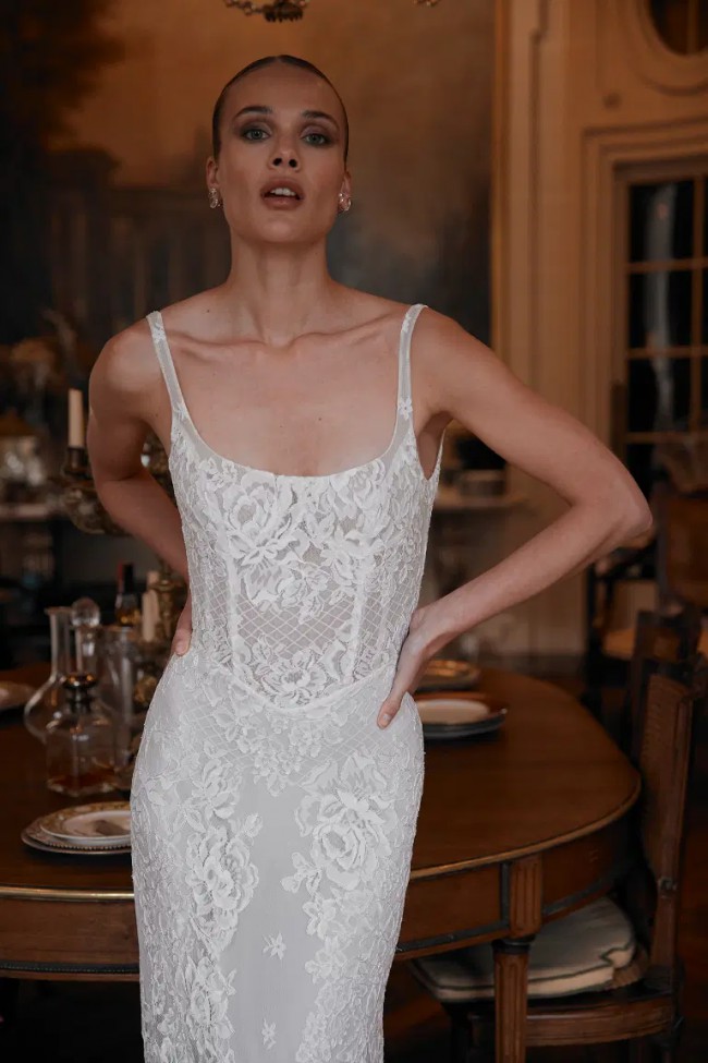Flora Bridal, Teresa Sample Wedding Dress Save 25% - Stillwhite