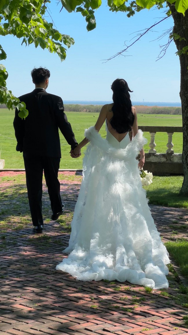 Ines Di Santo, Robin Cape Wedding Dress Save 25% - Stillwhite