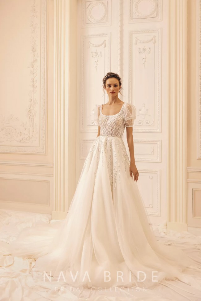 Nava Bride, Bella Sample Wedding Dress Save 57% - Stillwhite