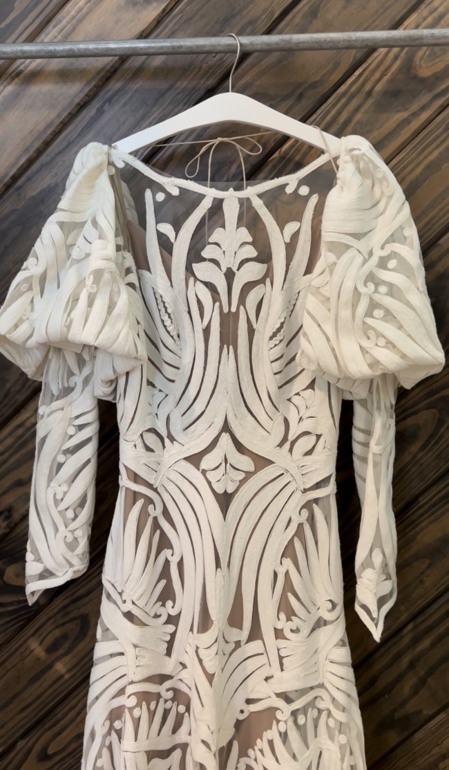 Rue De Seine Cyrus with Delta Sleeves Wedding Dress Save 60% - Stillwhite