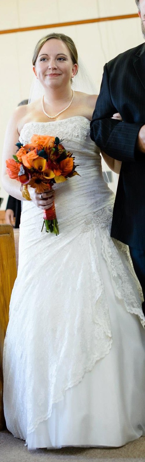David's Bridal, YP3344 Second Hand Wedding Dress Save 65% - Stillwhite