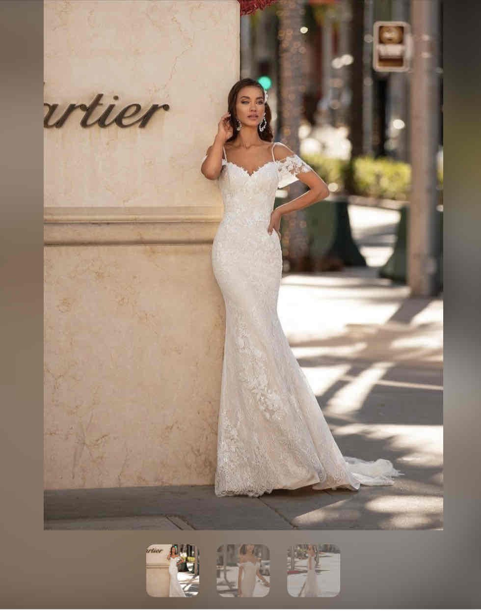 Moonlight Bridal H1443 New Wedding Dress Save 83% - Stillwhite