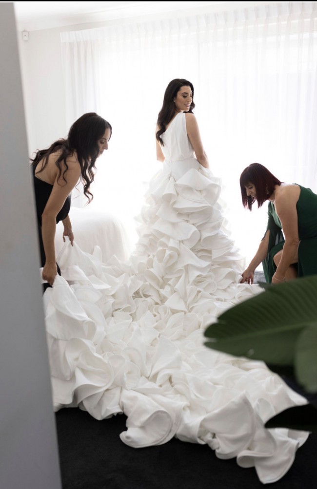Steph Audino Custom Made Wedding Dress Save 42% - Stillwhite