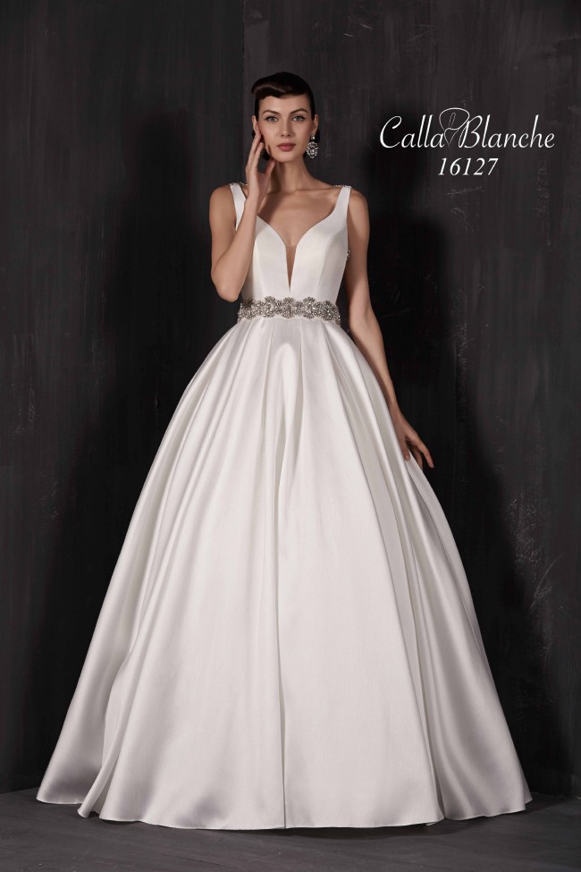 Calla Blanche New Wedding Dress Save 33% - Stillwhite
