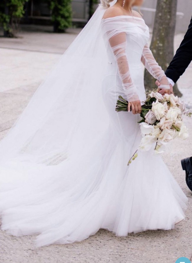 Paolo Sebastian Custom Made Wedding Dress Save 47% - Stillwhite