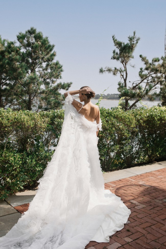 Ines Di Santo Robin Cape Wedding Dress Save 39% - Stillwhite