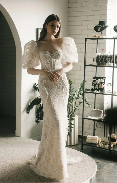 Fit & Flare Sample Wedding Dress Save 53% - Stillwhite