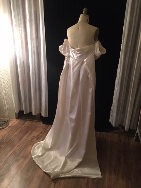 Sheath Sample Wedding Dress Save 50% - Stillwhite