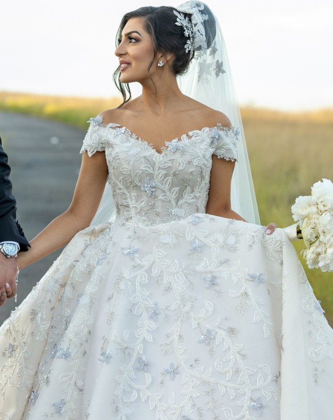 Steven Khalil Custom Made Preowned Wedding Dress - Stillwhite