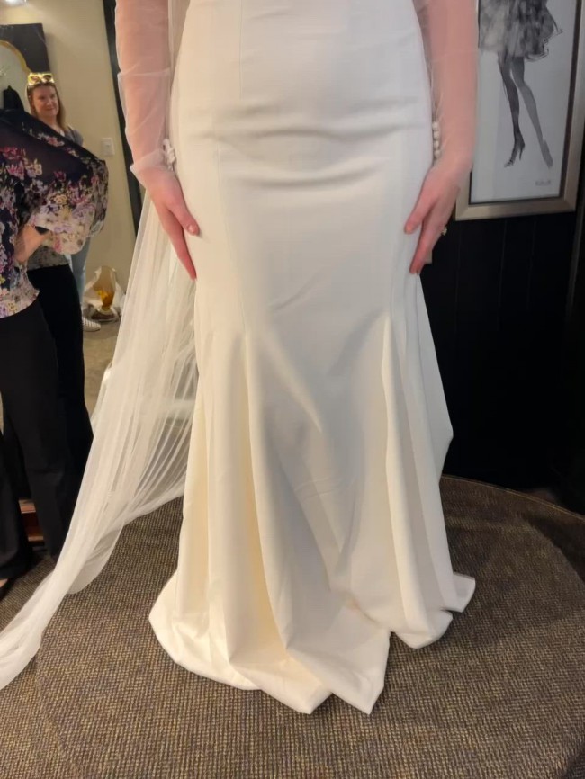 Justin Alexander Cape 88205 & Dress New Wedding Dress Save 33% - Stillwhite