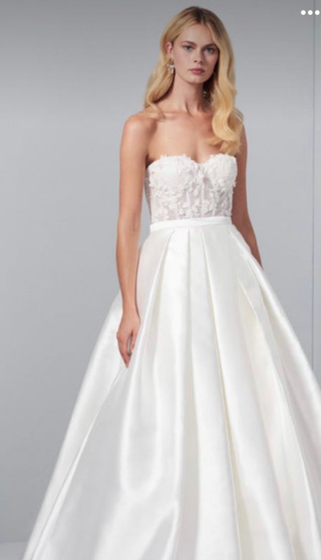 Allison Webb Hadley Full Length A-Line Gown Sample Wedding Dress Save ...