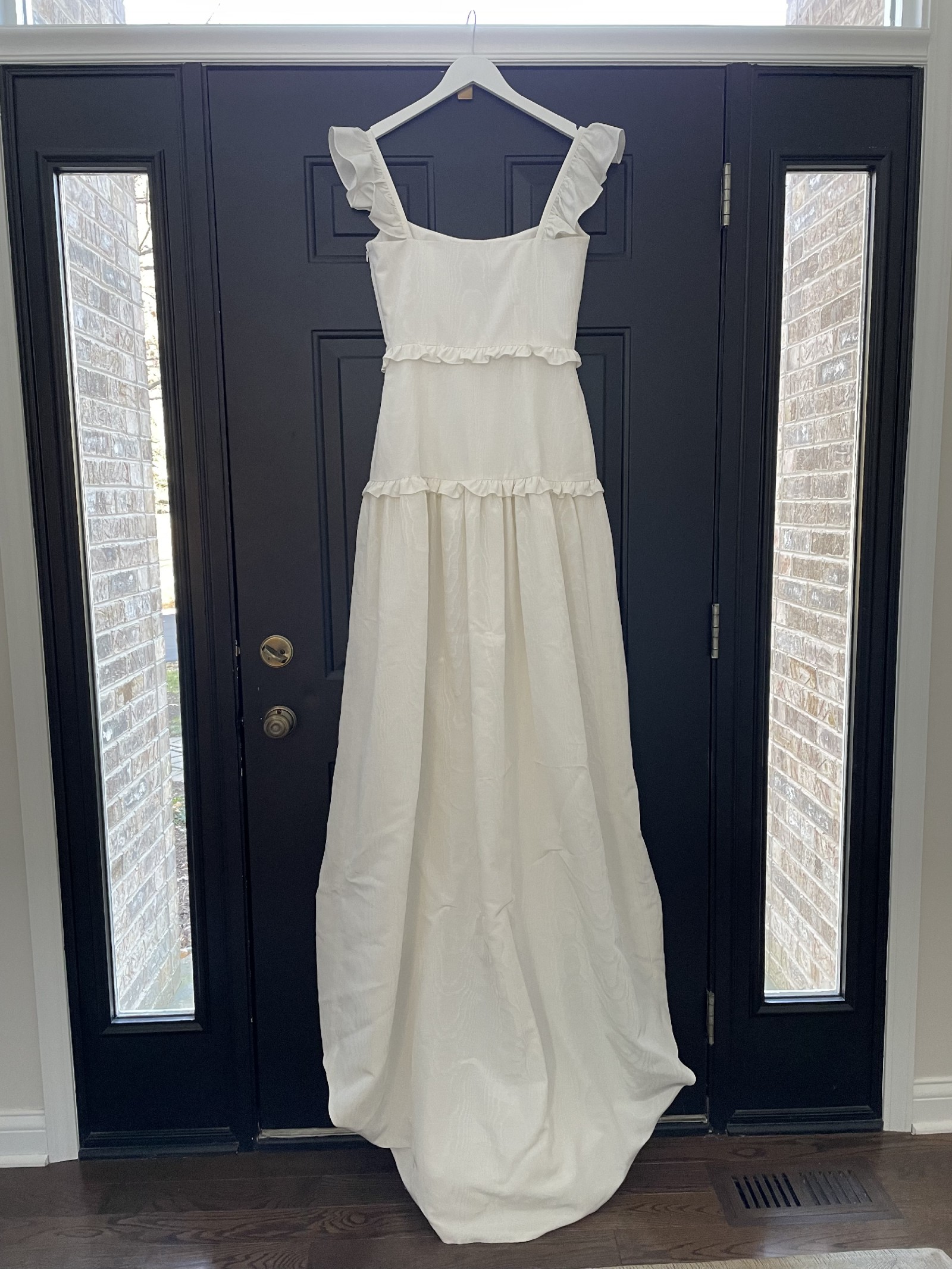 Markarian, Arabella Ivory Moire Faille Gown New Wedding Dress Save 25% ...