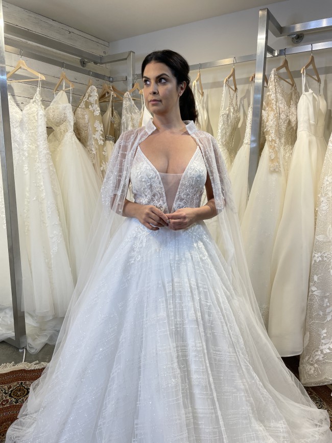 Calla Blanche LA8111 Taylor Sample Wedding Dress Save 68% - Stillwhite