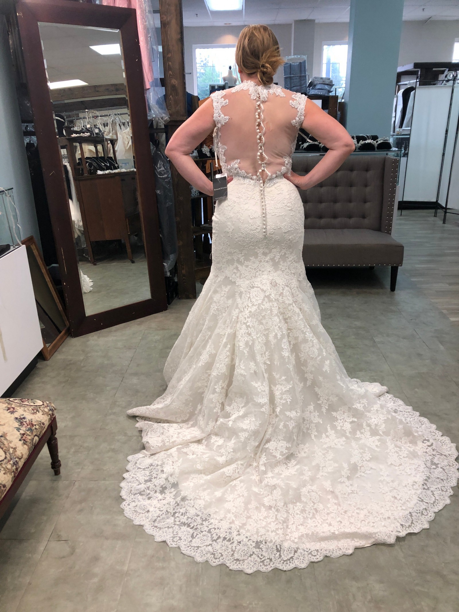 Kenneth Winston, Gorgeous shoulders Sample Wedding Dress Save 82% ...