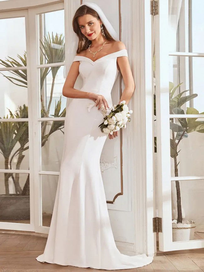 Fit & Flare Sample Wedding Dress Save 80% - Stillwhite