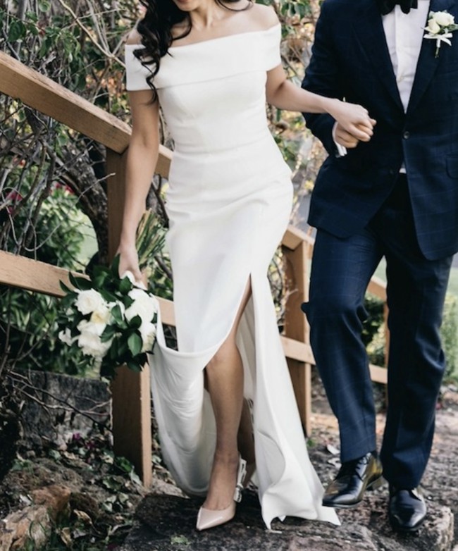 Rachel Gilbert Hadley Wedding Dress Save 50% - Stillwhite