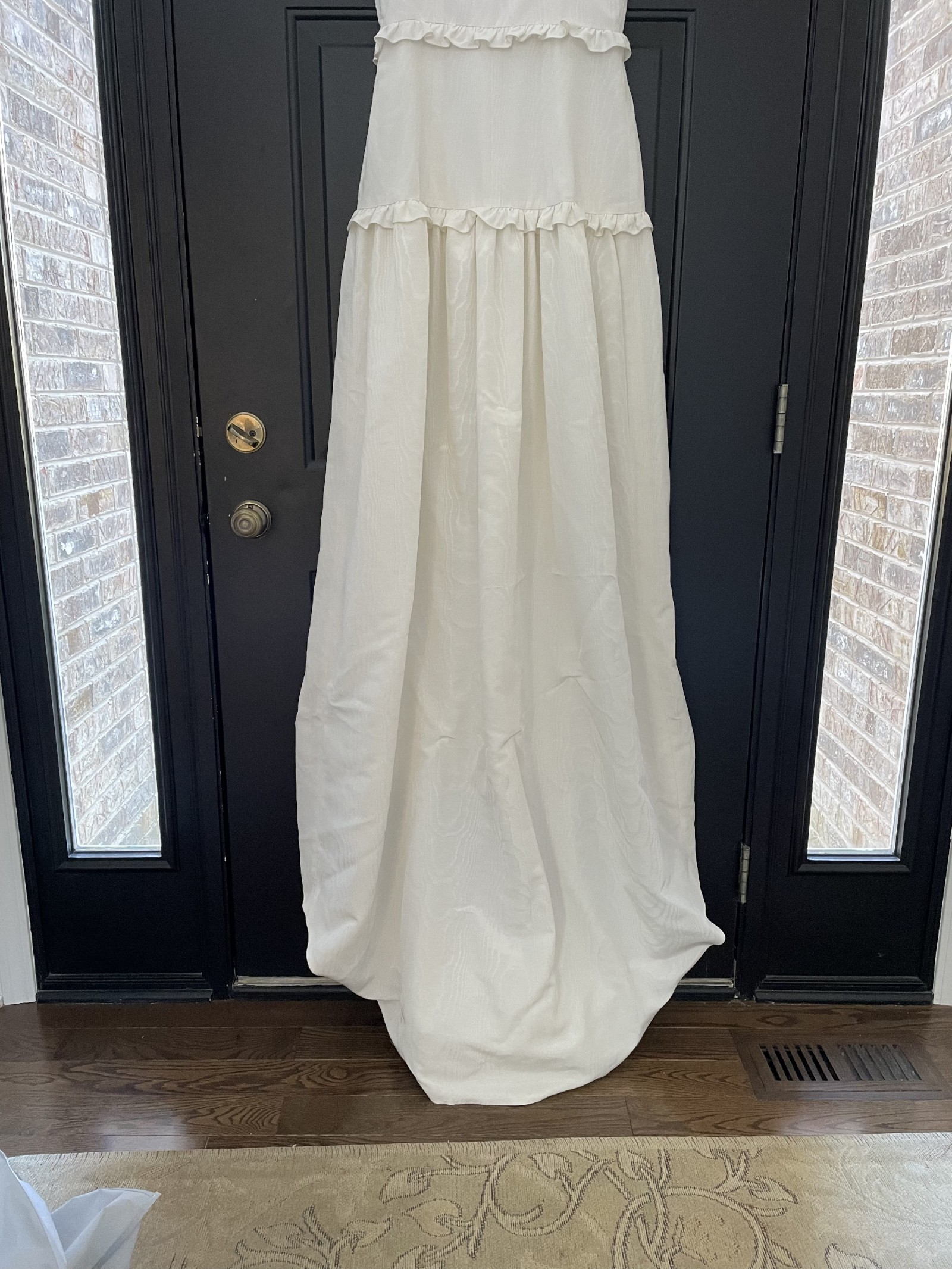 Markarian, Arabella Ivory Moire Faille Gown New Wedding Dress Save 25% ...