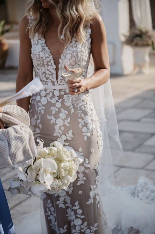 Steven Khalil Custom Steffanie Gown Wedding Dress Save 50% - Stillwhite