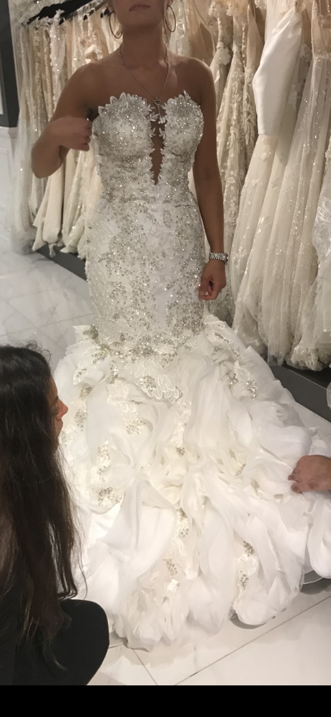 Stephen Yearick Custom Made Used Wedding Dress Save 25% - Stillwhite