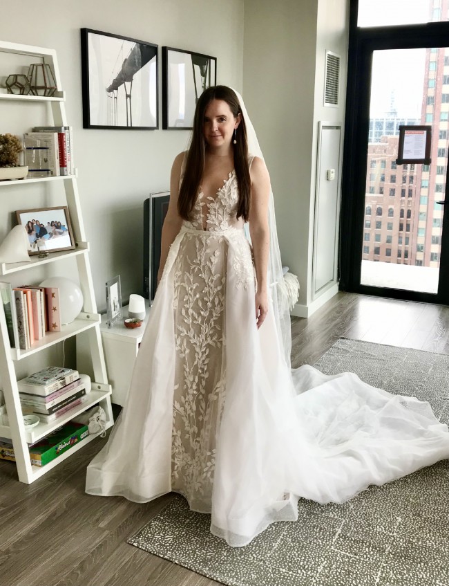 Jane Hill Mimi + Overskirt New Wedding Dress Save 29% - Stillwhite