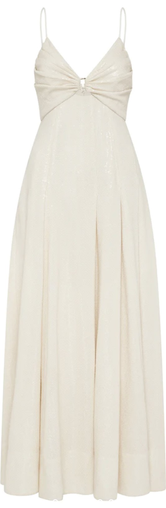 Aje, Idyllic Strappy Sequin Midi Dress New Wedding Dress Save 57% ...