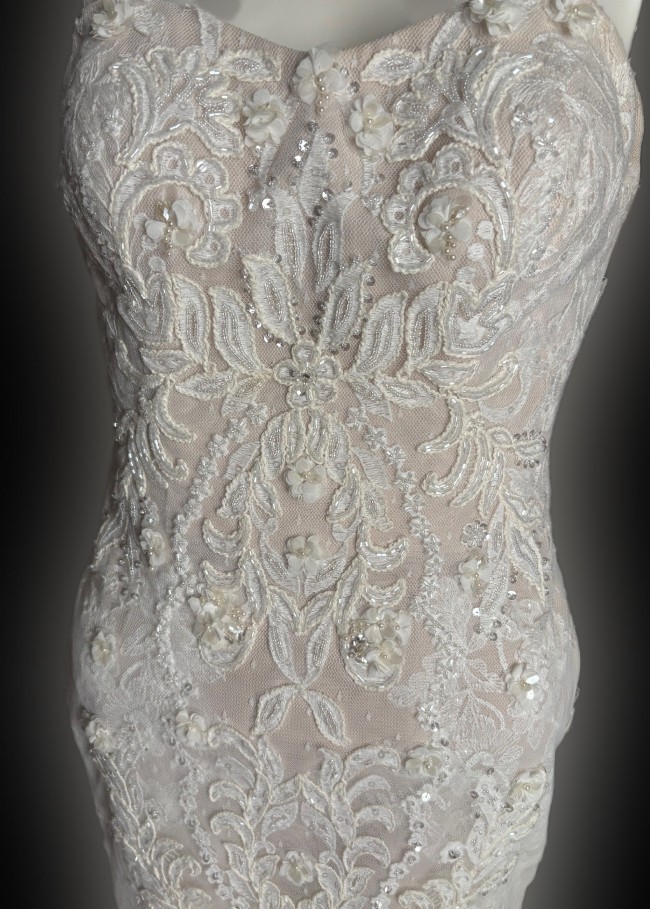 Oleg Cassini, CWG738 Wedding Dress Save 50% - Stillwhite