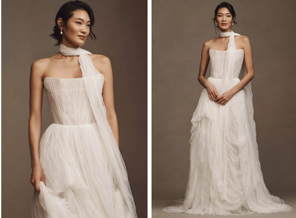 Watters, Reko Strapless Corset Wedding Gown Wedding Dress Save 21% - Stillwhite