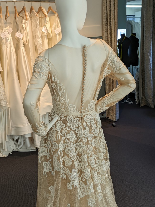 Lee Petra Grebenau, Karlie Sample Wedding Dress Save 74% - Stillwhite