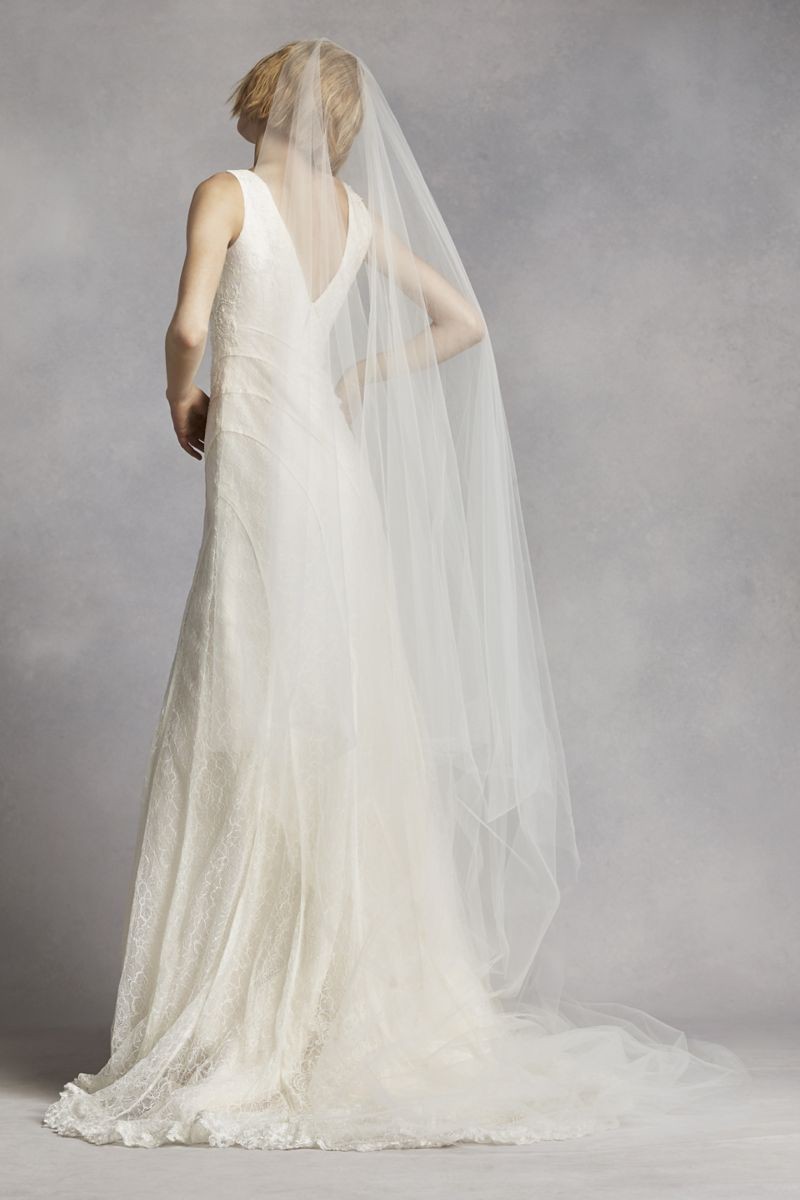 Vera Wang White Wedding Dress Save 80% - Stillwhite