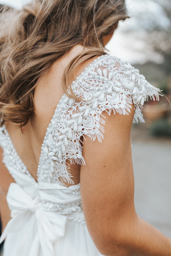 Anna Campbell Ruby Used Wedding Dress Save 50% - Stillwhite