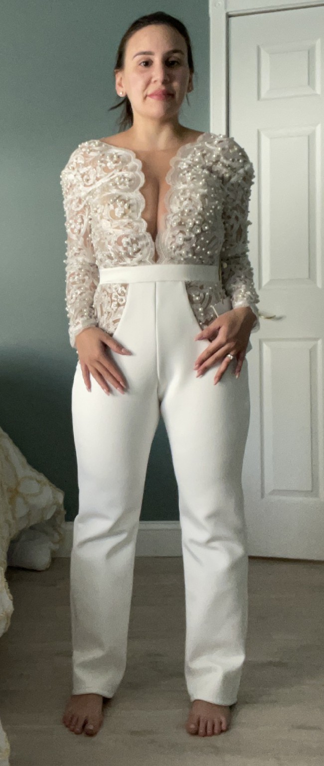 Ryan & Walter Bridal Brielle jumpsuit New Wedding Dress Save 83% ...