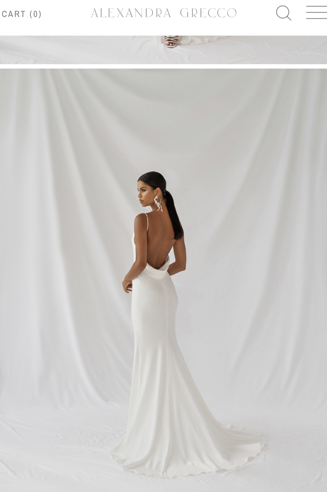 Alexandra Grecco Lotus gown New Wedding Dress Save 26% - Stillwhite