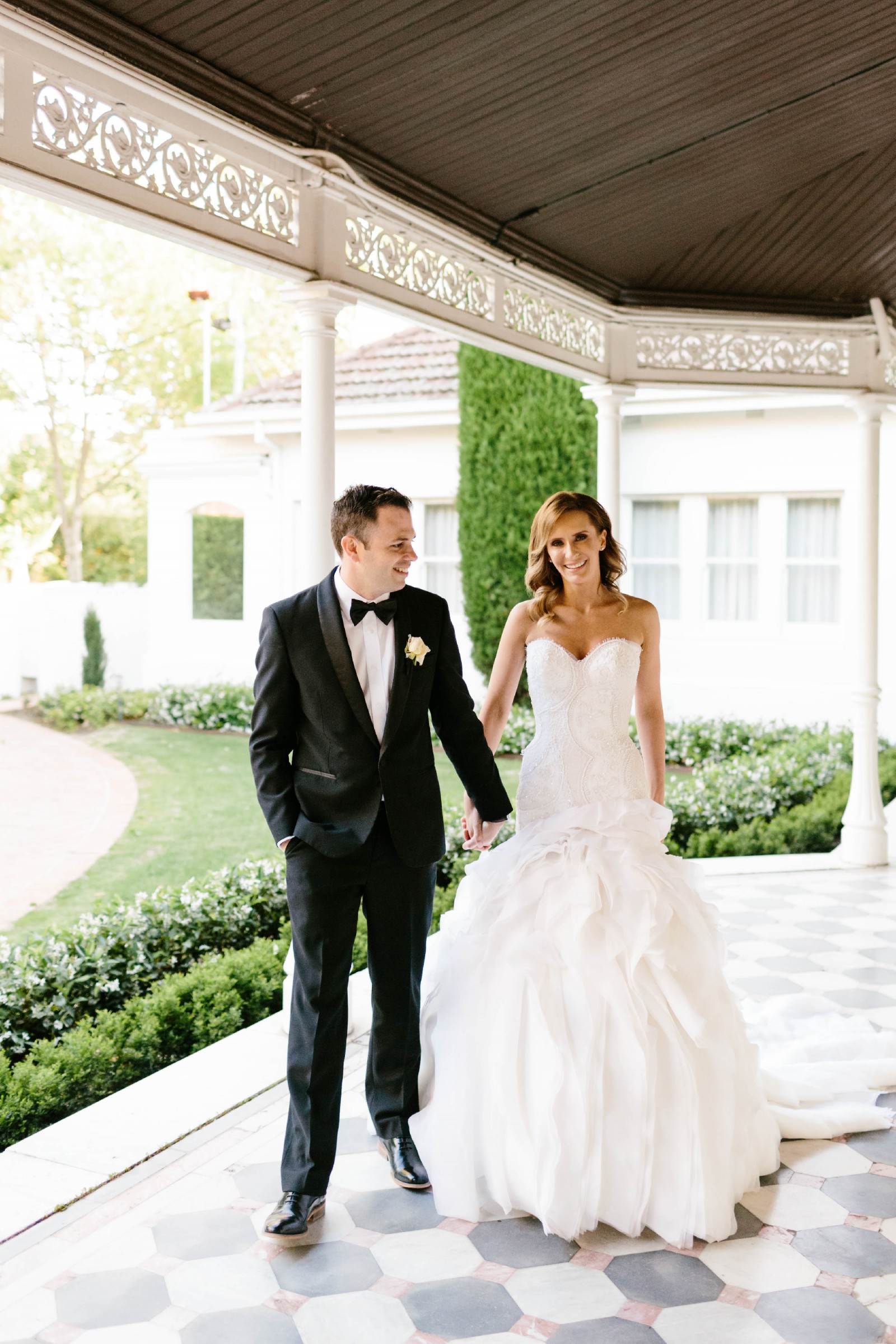 Croce & Colosimo Natalie Gown with Slight Design Change to the Trai ...