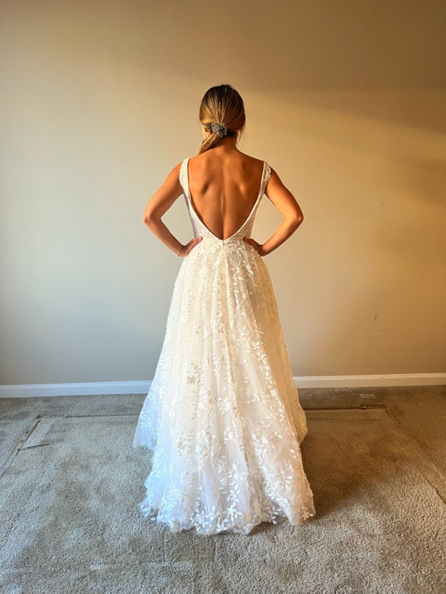 Neta Dover Katalina dress pattern but Elizabeth fabric Wedding Dress ...