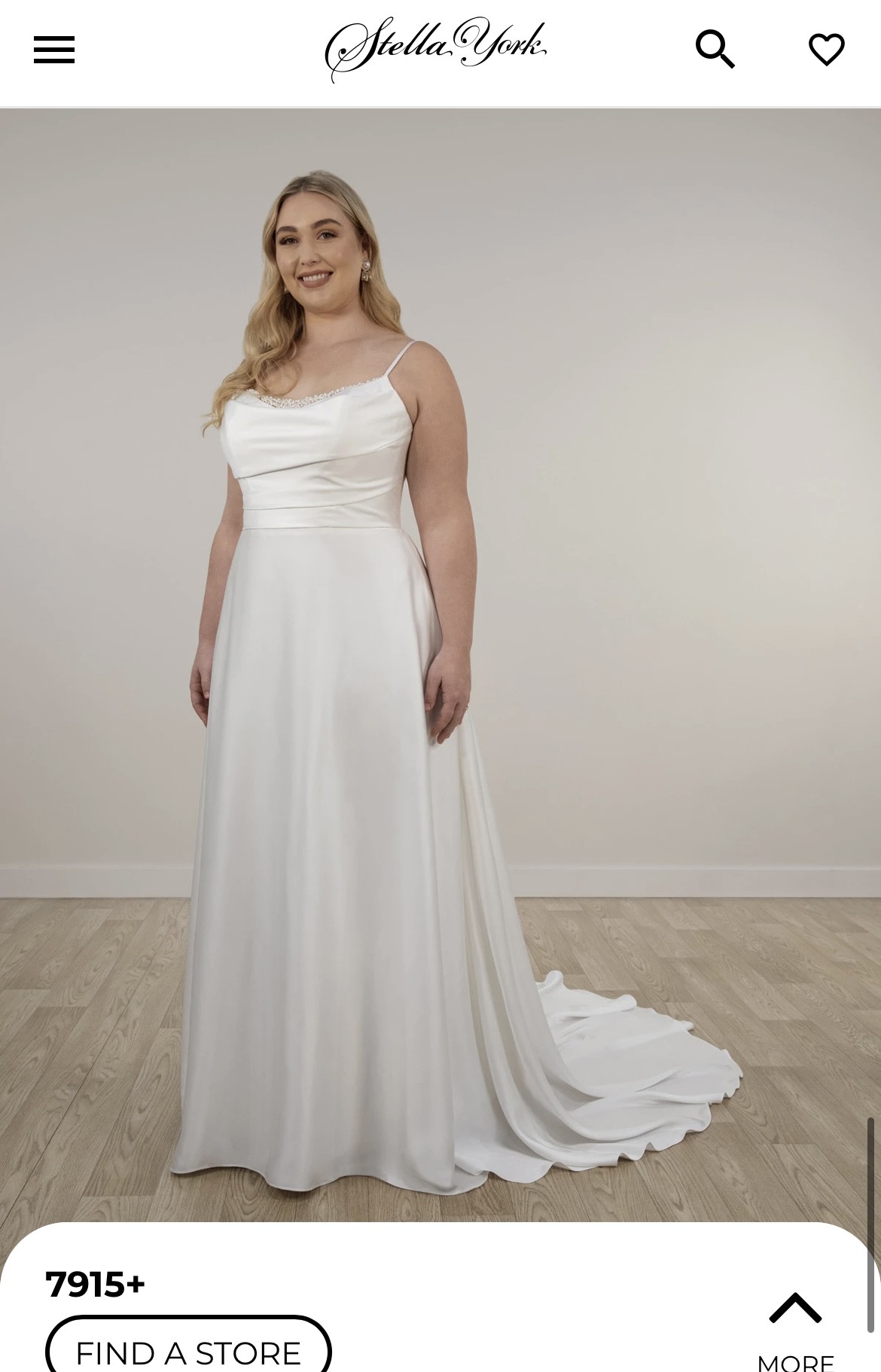 Stella York New Wedding Dress Save 28% - Stillwhite