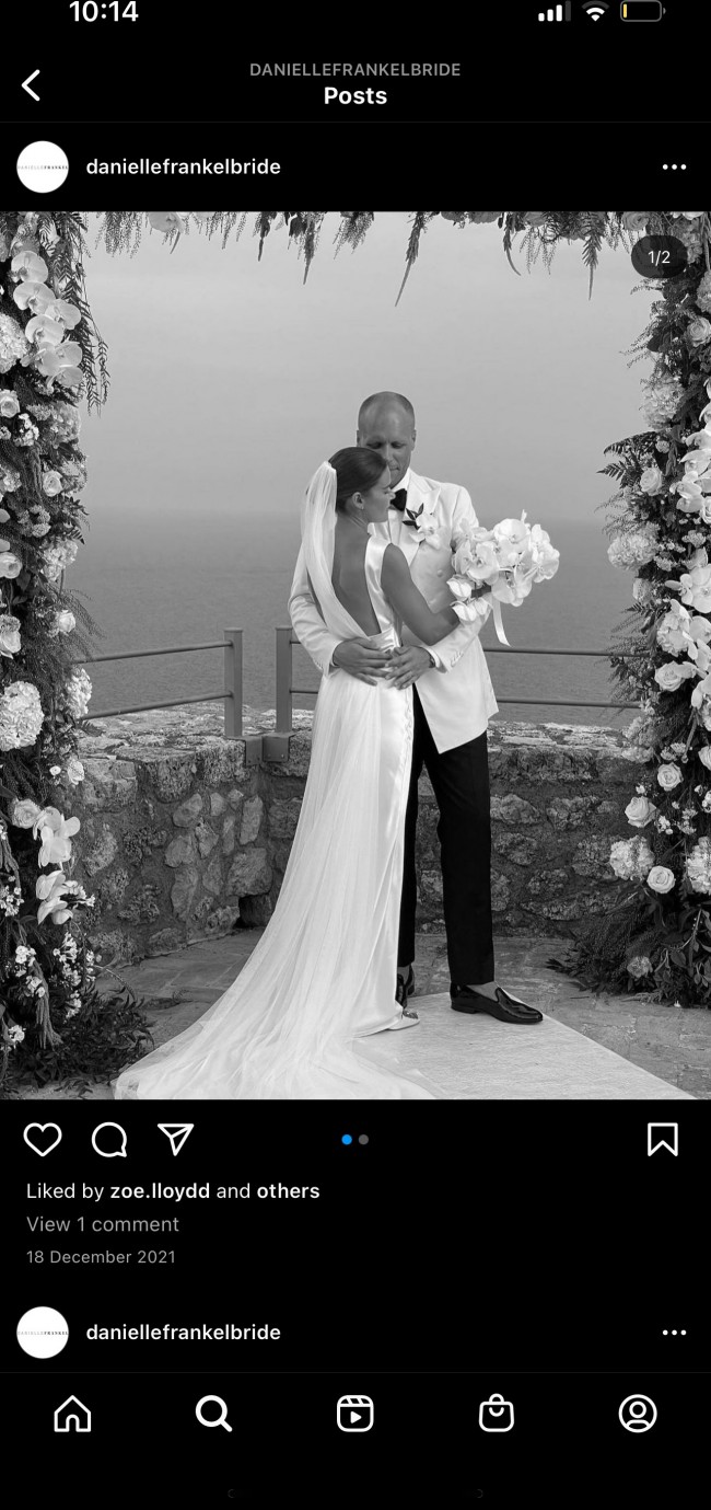 Danielle Frankel, Charlie Gown New Wedding Dress Save 26% - Stillwhite