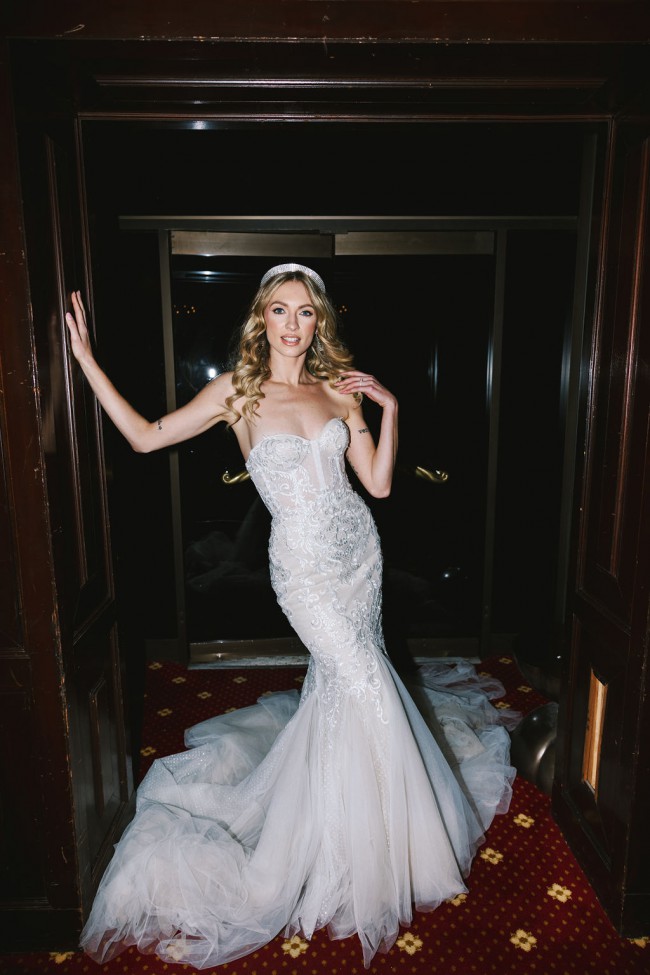 Panache Beverly Hills, Custom Made Wedding Dress Save 50% - Stillwhite