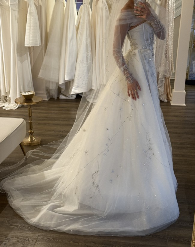 Jimmy Choo, Custom Made New Wedding Dress Save 50% - Stillwhite