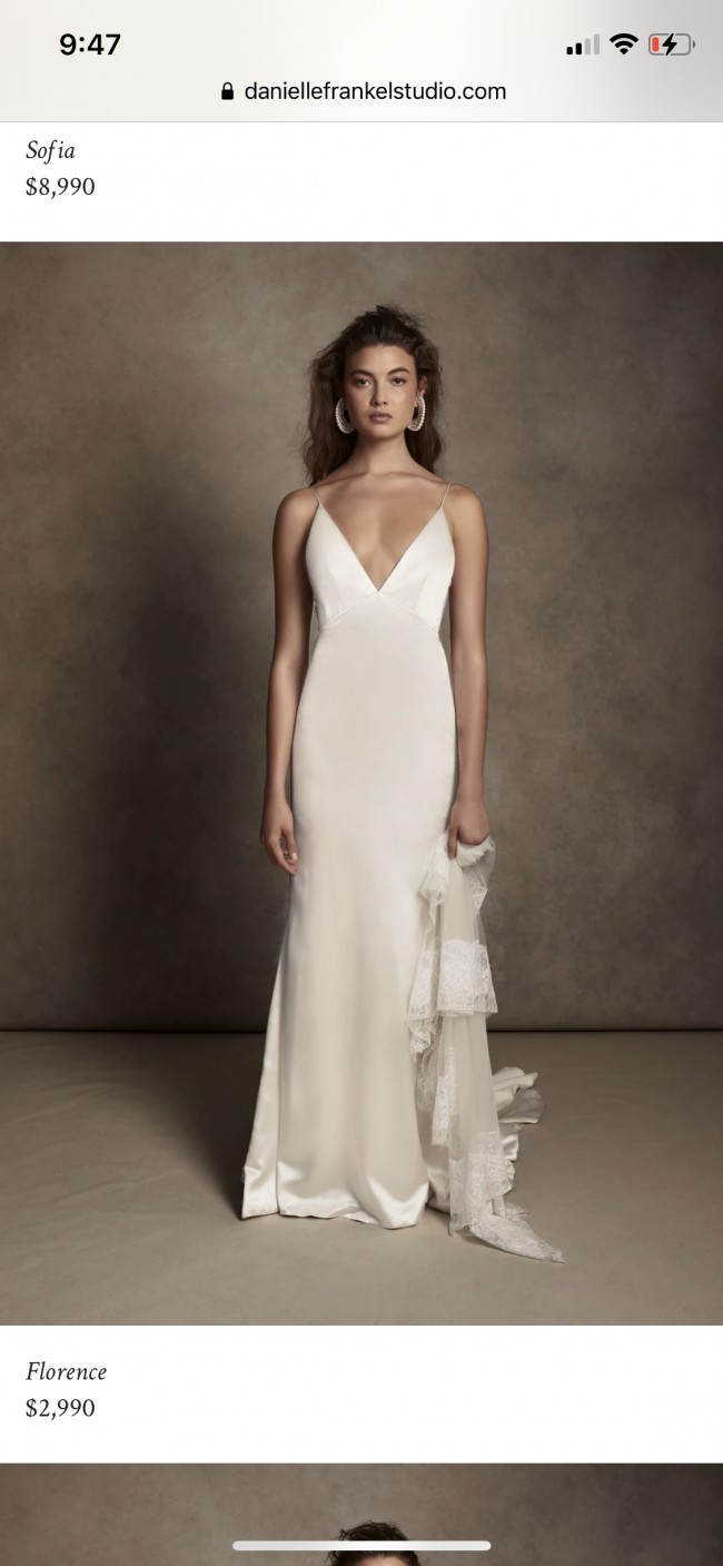 Danielle Frankel Florence gown Wedding Dress Save 27% - Stillwhite