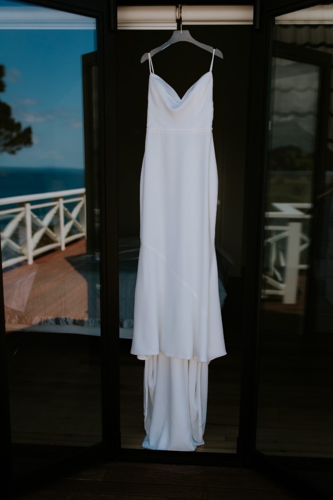 Trish Peng, Grace - Fabric change from Satin to Crepe Wedding Dress ...