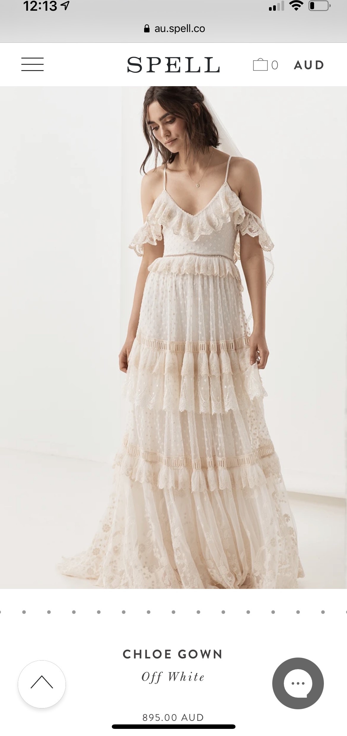 Spell And The Gypsy Chloe Used Wedding Dress Save 33% - Stillwhite