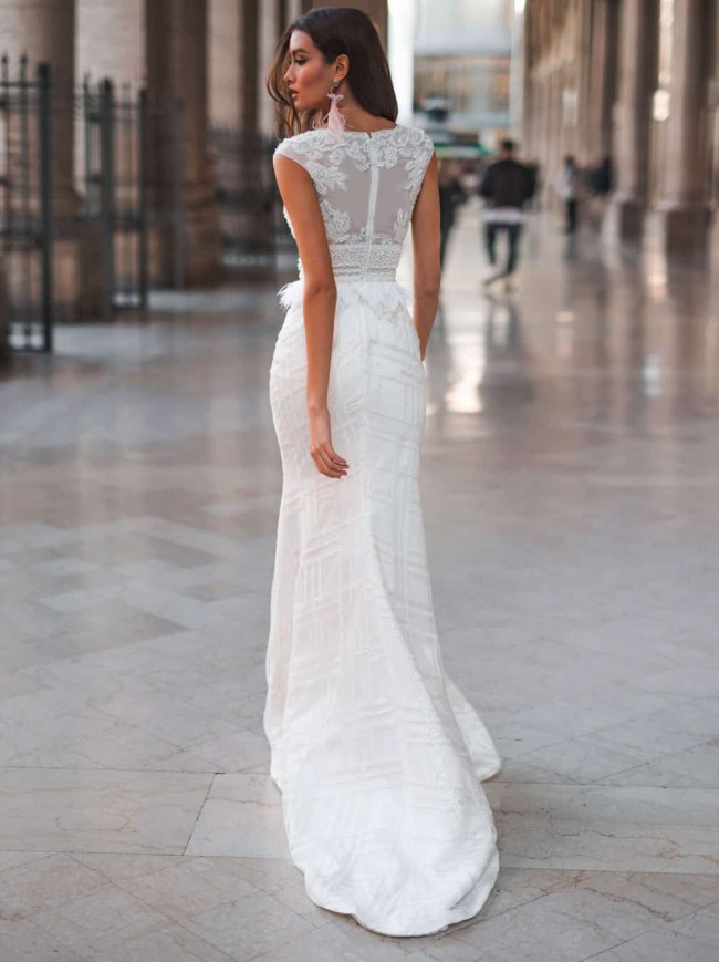 Nava Bride, Erica Sample Wedding Dress Save 67% - Stillwhite