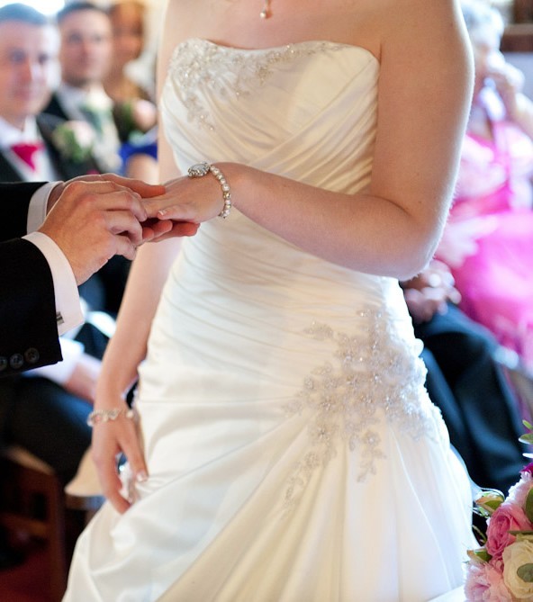 Maggie Sottero, Brittney Used Wedding Dress Save 50% - Stillwhite