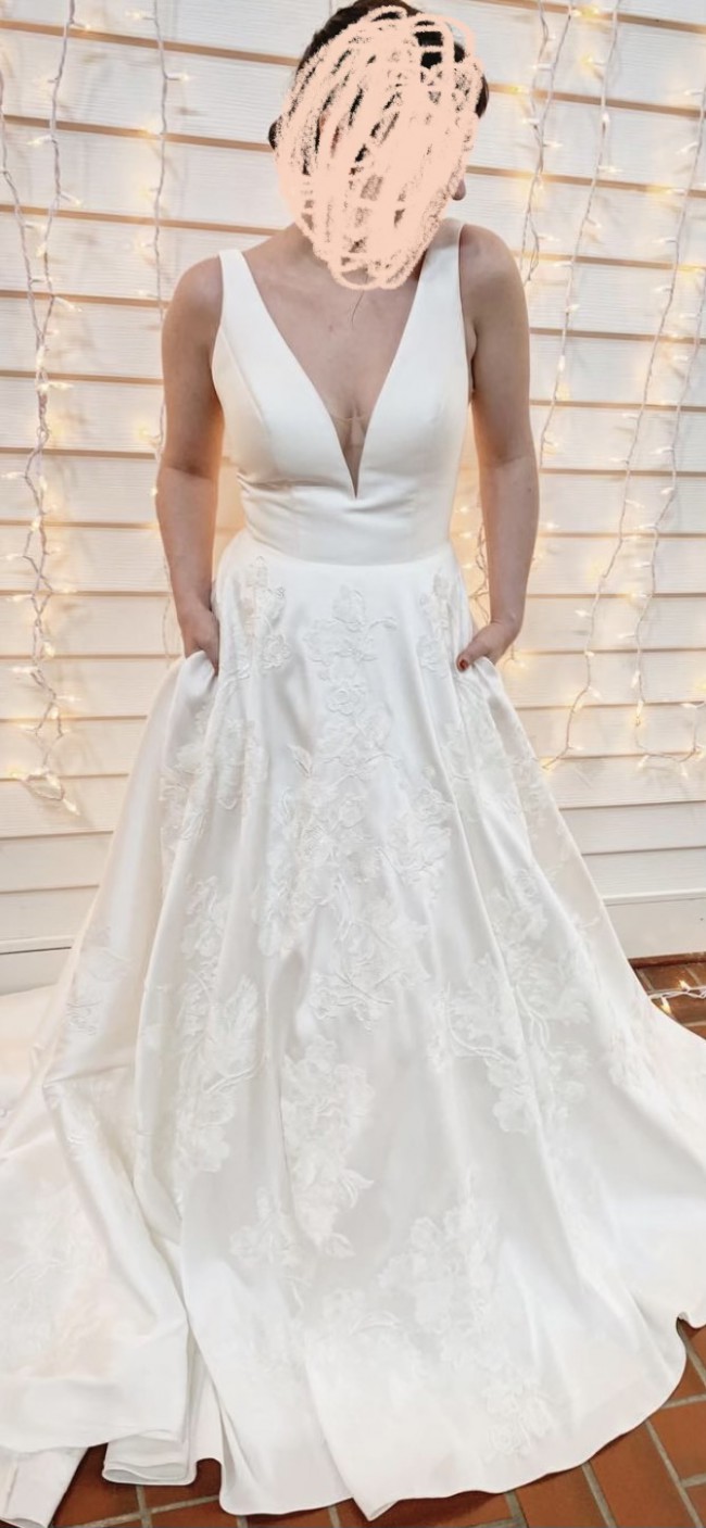 Mikado New Wedding Dress Save 50% - Stillwhite
