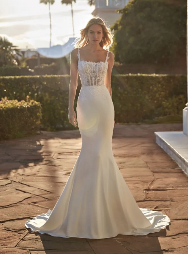 Fit & Flare Sample Wedding Dress Save 47% - Stillwhite