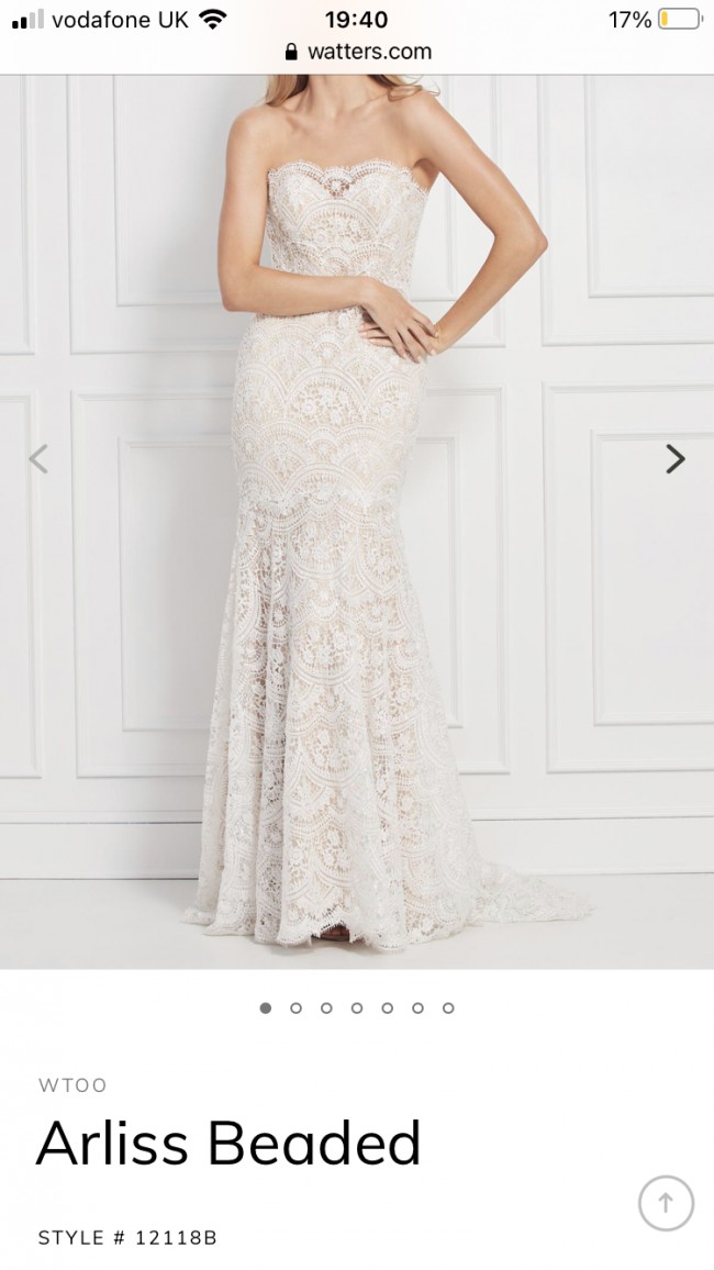 Wtoo Arliss Beaded 12118B New Wedding Dress Save 74% - Stillwhite