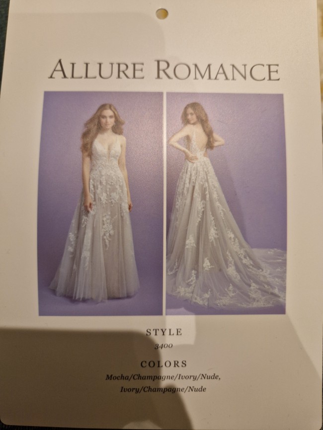 Allure Romance, 3400 Wedding Dress Save 58% - Stillwhite