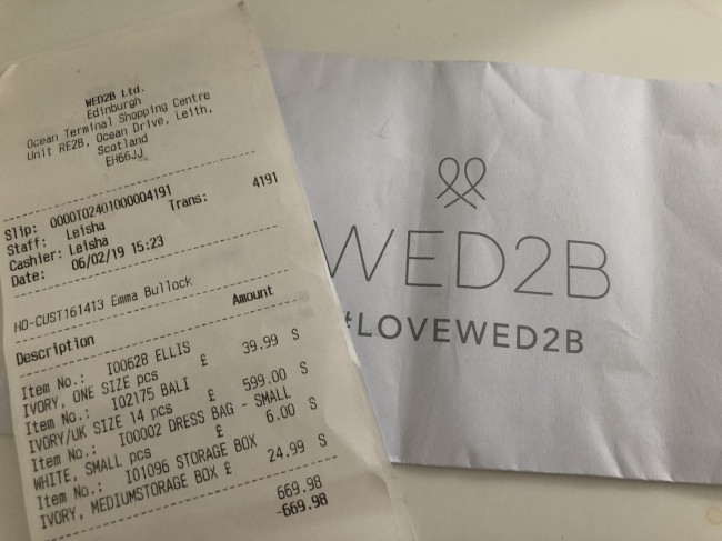 Wed2b New Wedding Dress Save 25% - Stillwhite